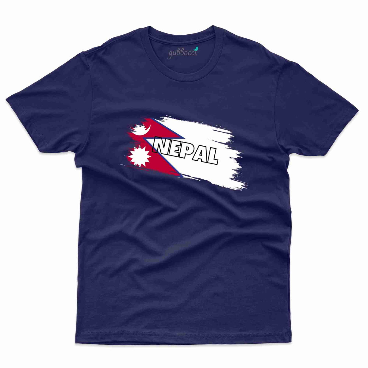 Nepal Flag T-Shirt - Nepal T-Shirt Collection | Gubbacci