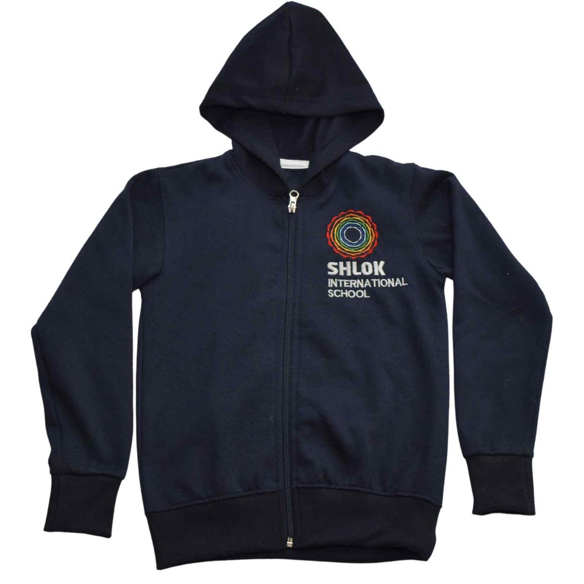 Shlok Navy Blue Hoodie | Gubbacci