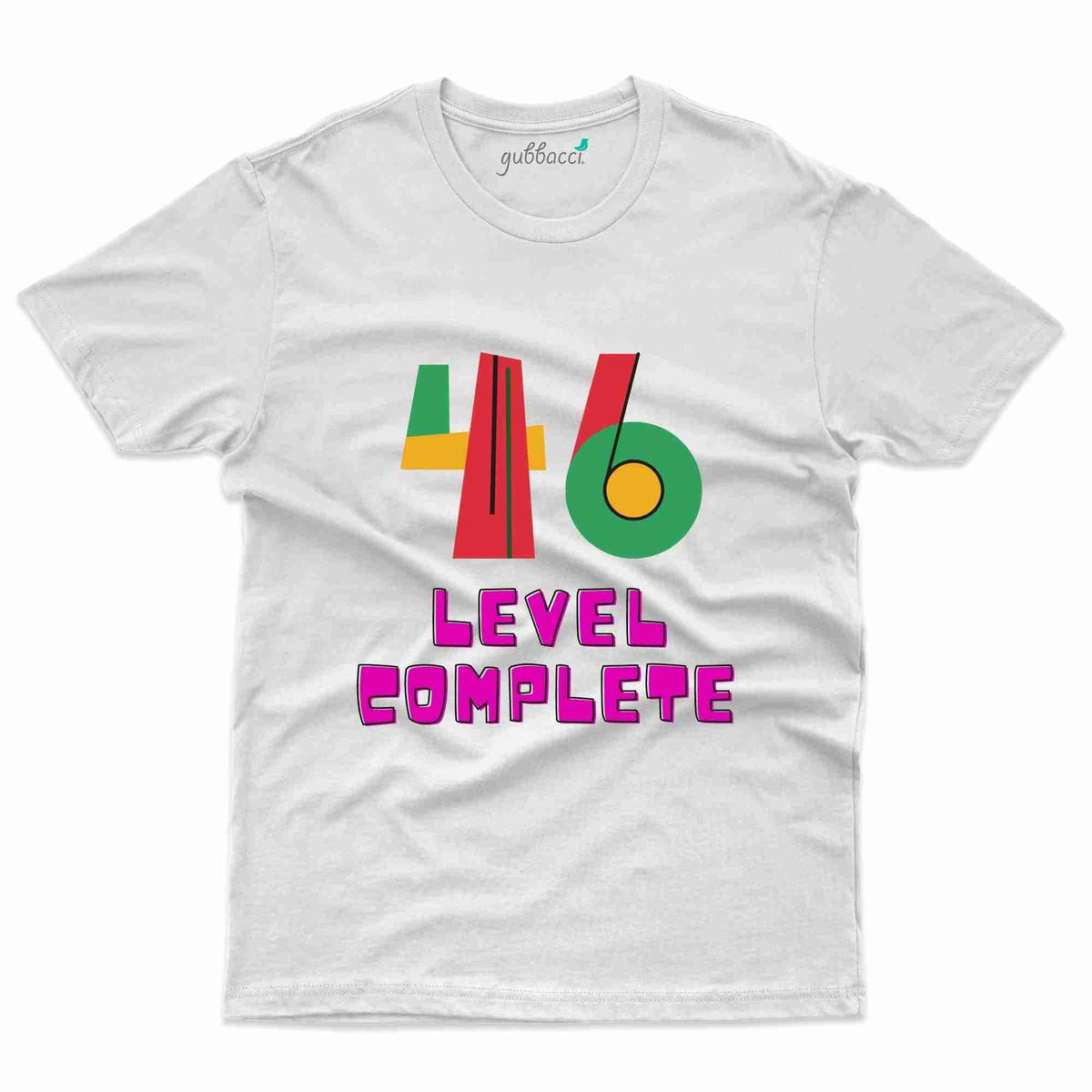 46 Level Complete T-Shirt - 46th Birthday Collection | Gubbacci