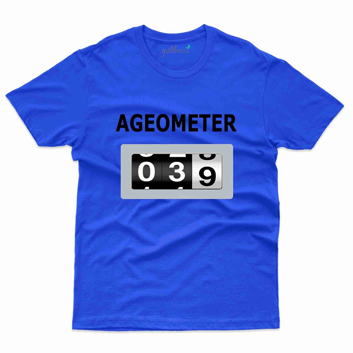 Age Meter T-Shirt - 39th Birthday Collection | Gubbacci