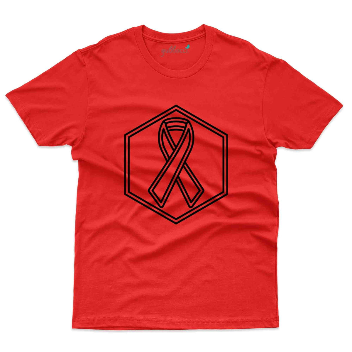 Ribbon Print T-Shirt-Tuberculosis Collection | Gubbacci