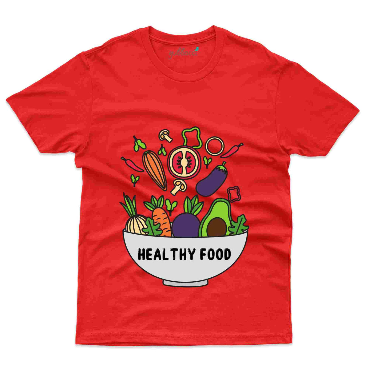Healthy Food 7 T-Shirt - Healthy Food Collection | Gubbacci