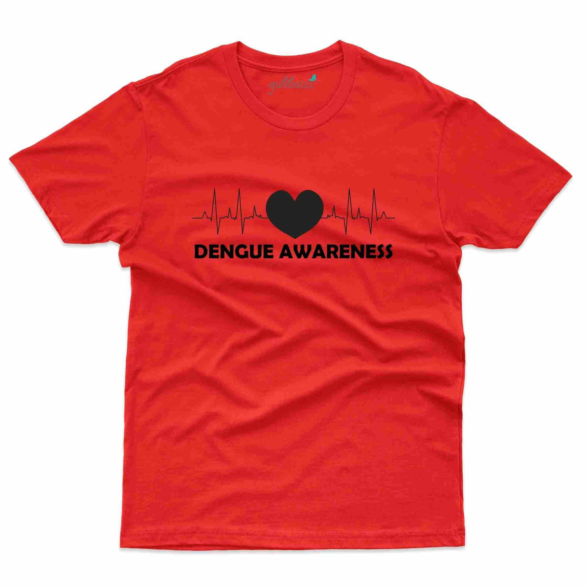 Heart Beat T-Shirt- Dengue Awareness Collection | Gubbacci