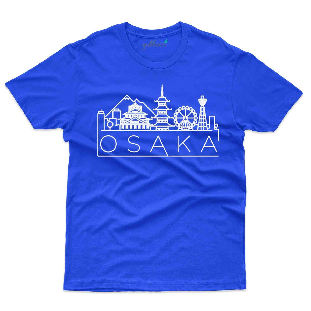 Osaka Skyline T-Shirt - Skyline Collection | Gubbacci